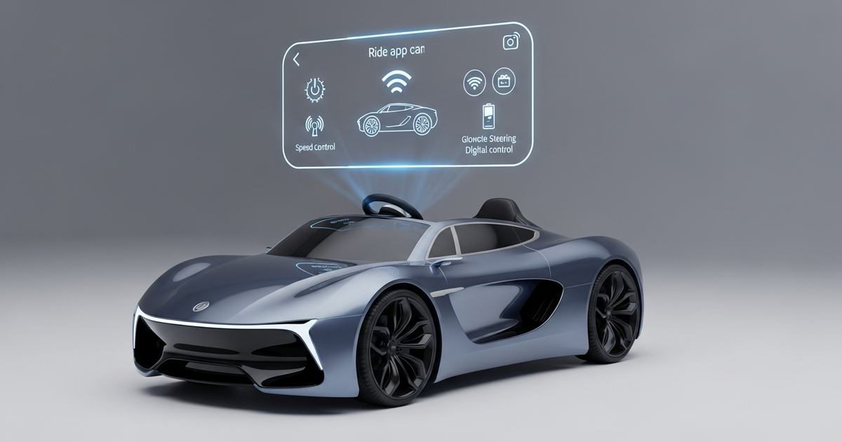 Smart Ride-On Cars with Phone App Control – Next-Gen Fun for Kids in 2 ...
