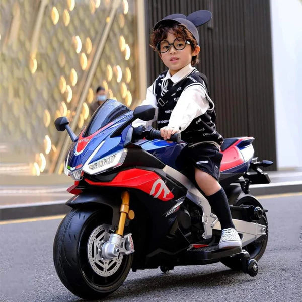 2026 Aprilia RSV4 12V 2 Seater Motorcycle with Rubber Tires – Toronto Toys
